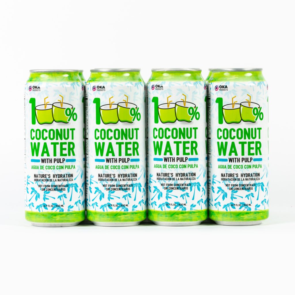 100% Coconut Water with Pulp - Oka Products