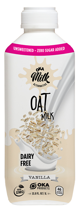 Oka Products | Oka Milk Oat Vanilla Unsweetened 1 L