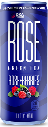 Oka Rose Tea Berries Can 330 mL - Oka Products