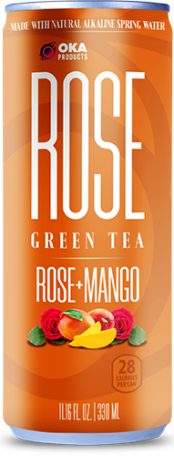 Oka Rose Tea Mango Can 330 mL - Oka Products